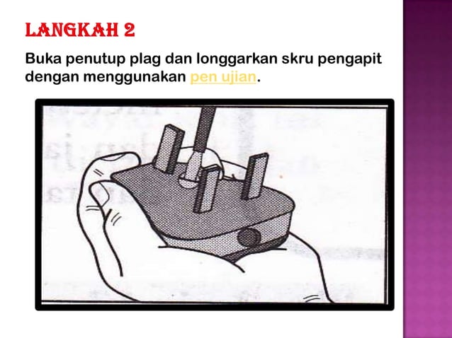 Kemahiran hidup tingkatan 1 (pendawaian plag 3 pin) | PPTX
