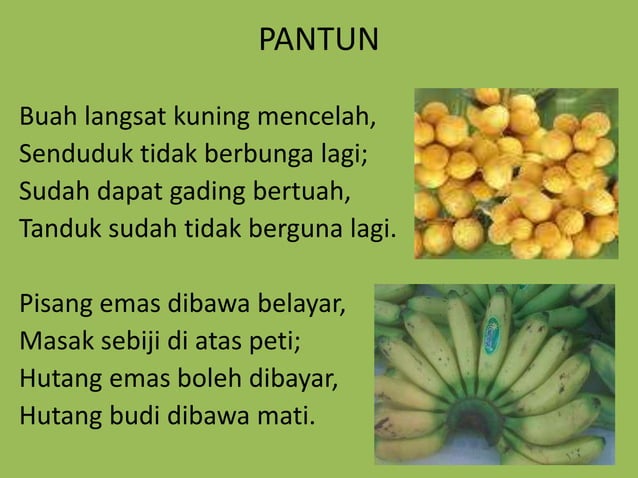 BUAH-BUAHAN TEMPATAN | PPTX