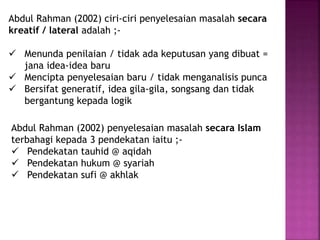 Kemahiran insaniah (Soft skills) | PPTX