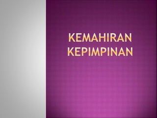 Kemahiran insaniah (Soft skills) | PPTX