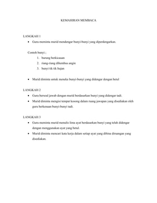 Kemahiran Membaca | DOC