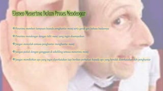 Kemahiran mendengar | PPTX