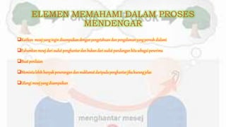 Kemahiran mendengar | PPTX