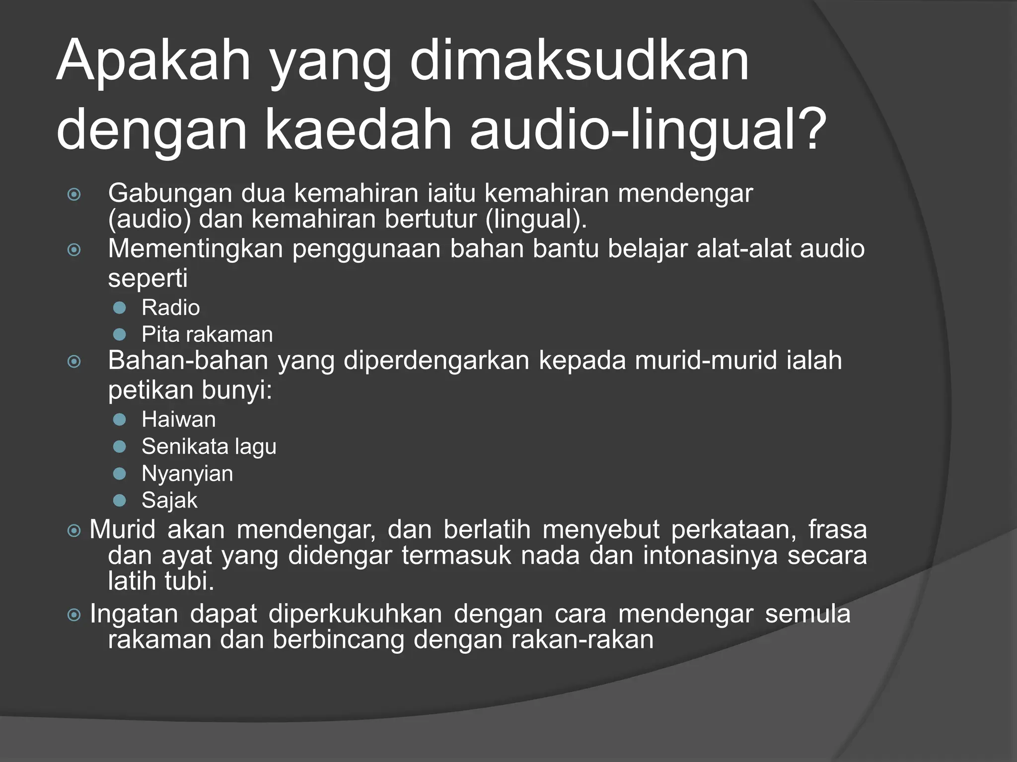 kemahiran mendengar dan bertutur bagi para pelajar | PPTX