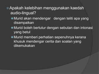 kemahiran mendengar dan bertutur bagi para pelajar | PPTX
