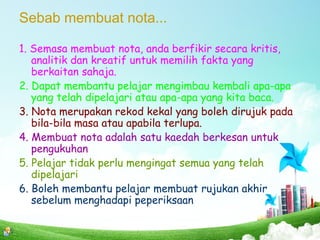 Kemahiran mengambil nota | PPT