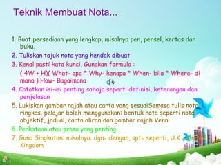 Kemahiran mengambil nota | PPT