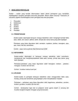 Kemahiran penyoalan | DOCX