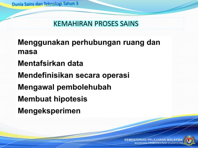 Kemahiran proses sains | PPTX