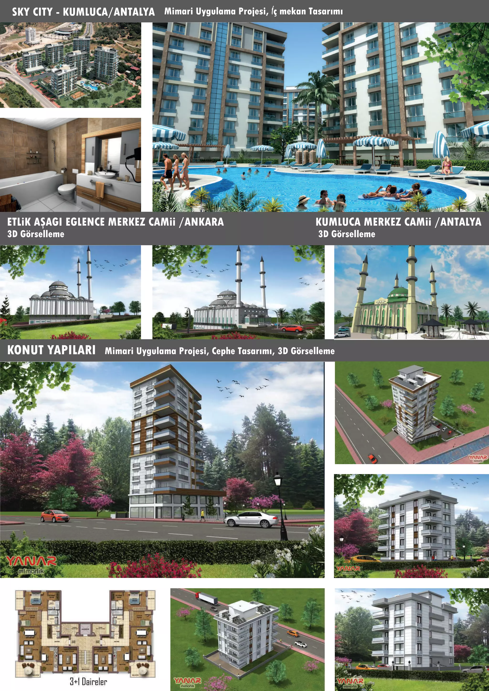 Mimari Portfolyo - Architectural Portfolio | PDF