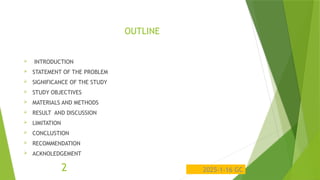 kemal research ppt onbh pylori and associated factor | PPTX