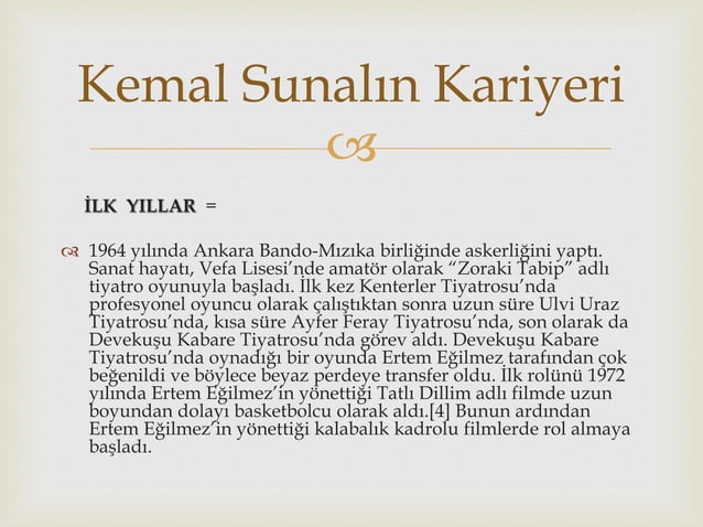 Kemal sunal = | PPTX