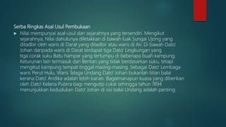 Kemampanan bandar nilai, negeri sembilan | PPTX