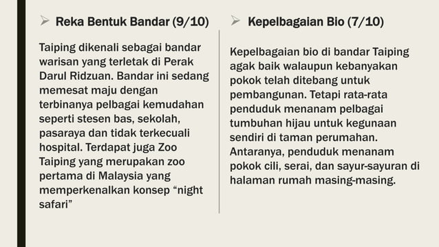 Kemampanan bandar tempat tinggal a165810 | PPT