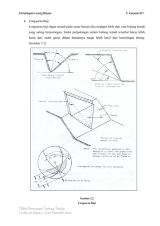Kemantapan Lereng Batuan | PDF
