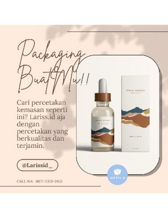 Packaging Produk Skincare. Serum skincare dan kosmetik | PDF