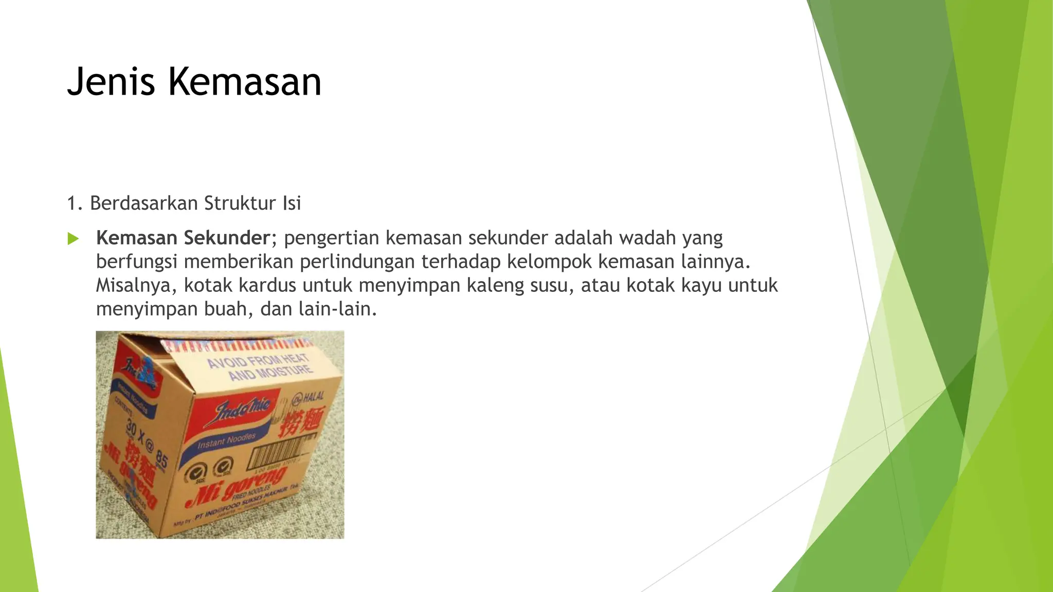 Materi kewirausahaan terkait kemasan atau packaging | PPTX