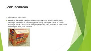 Materi kewirausahaan terkait kemasan atau packaging | PPTX