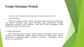 Materi kewirausahaan terkait kemasan atau packaging | PPTX