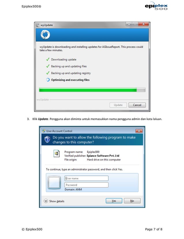 Kemaskini epiplex 500 | PDF