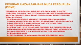 Kemasukan ke ipg | PPT
