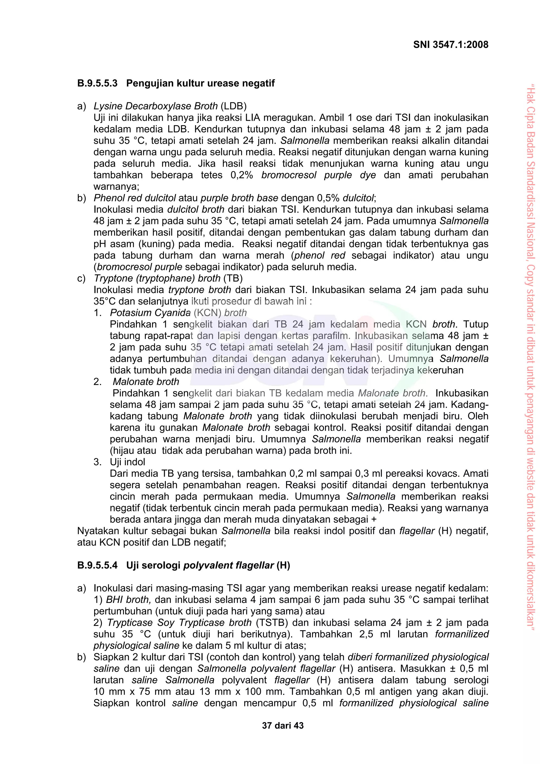 Kembang gula keras 2968 sni 3547.1_2008 | PDF