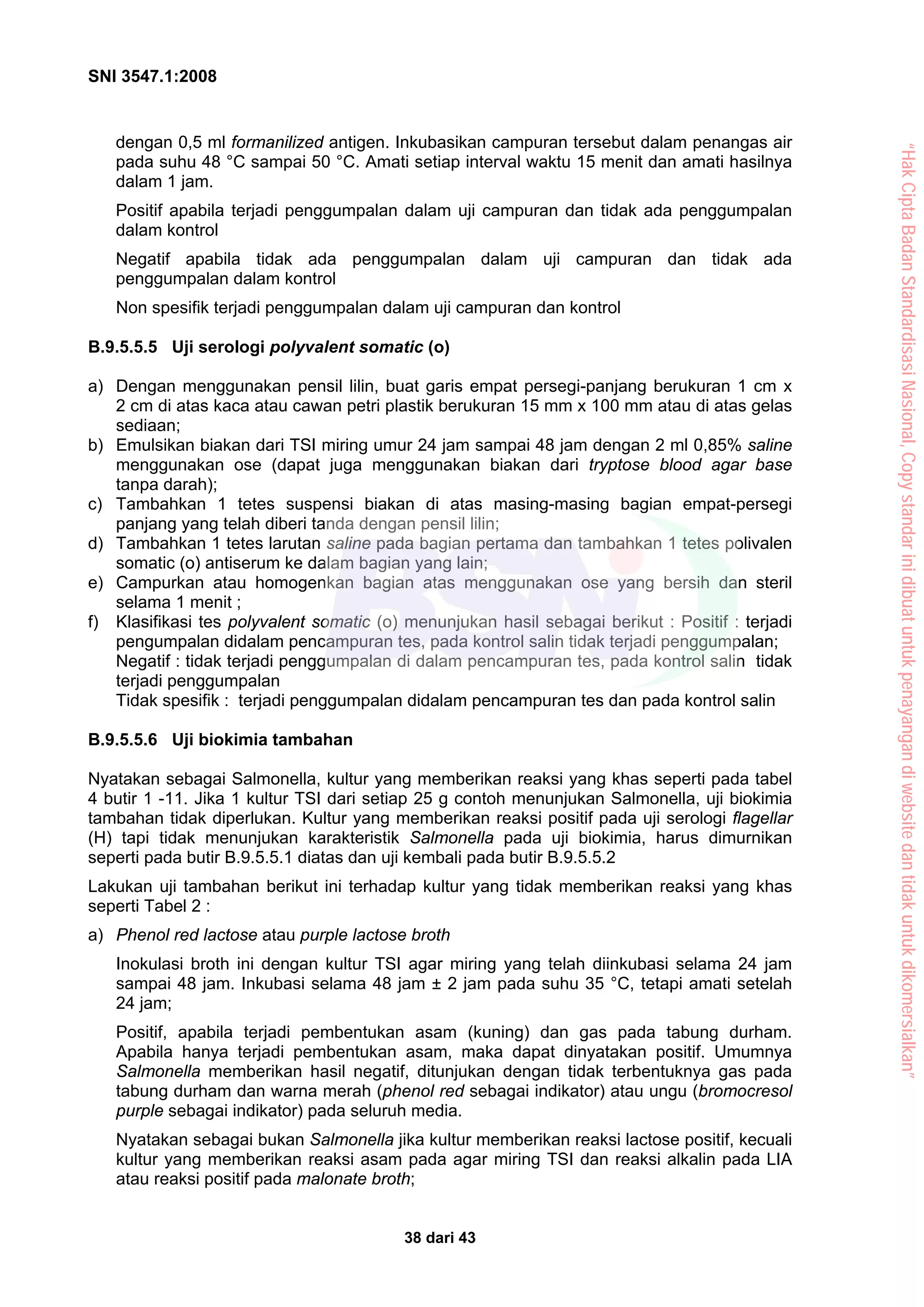 Kembang gula keras 2968 sni 3547.1_2008 | PDF