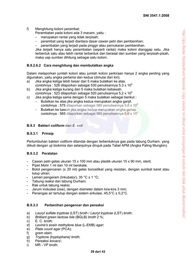 Kembang gula keras 2968 sni 3547.1_2008 | PDF
