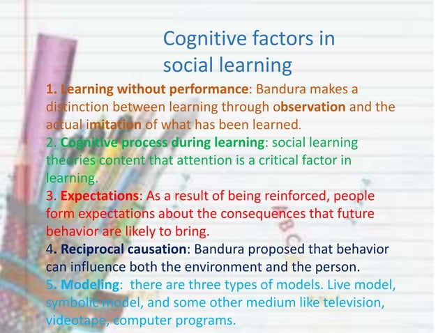 Neo- behaviorism by Tolman and Bandura | PPTX | Science