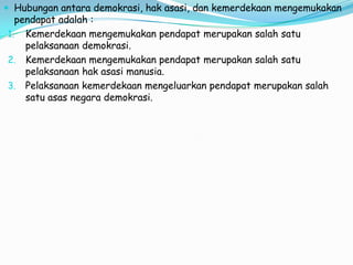 Kemerdekaan berpendapat | PPTX