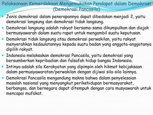 Kemerdekaan berpendapat | PPTX