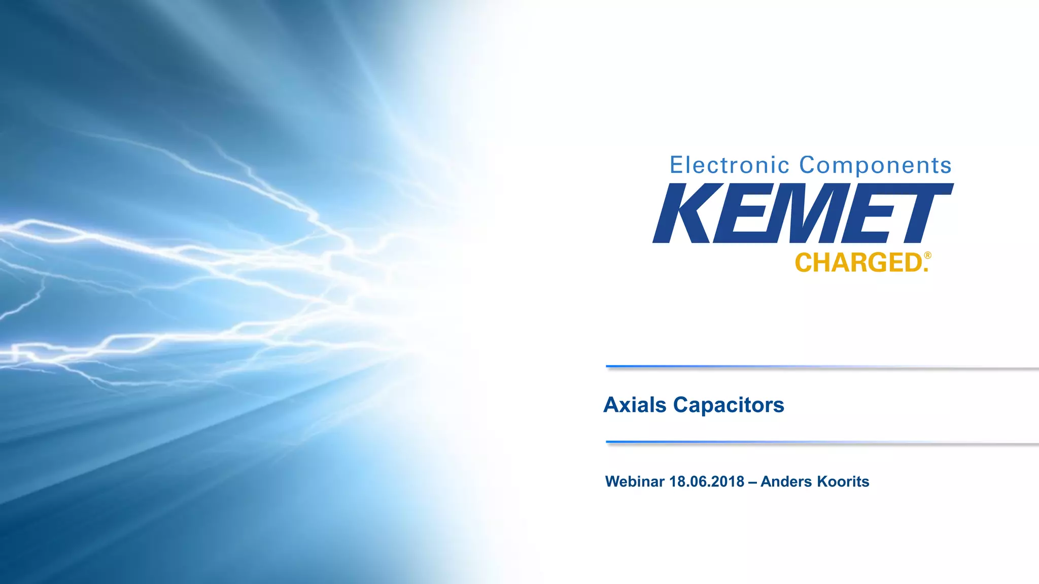 KEMET Axials Capacitors | PDF