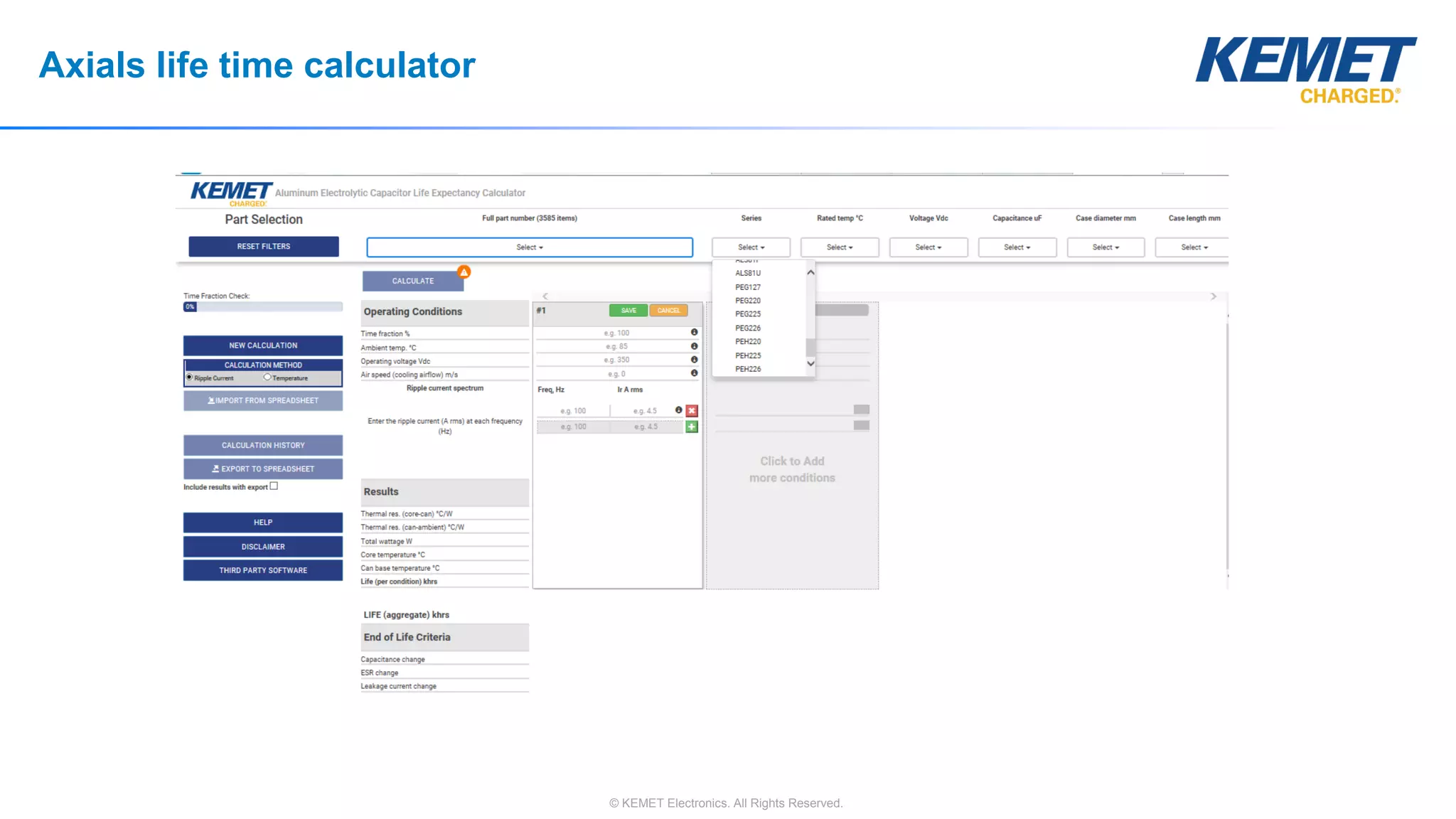 KEMET Axials Capacitors | PDF