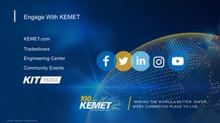 KEMET Webinar - KEMET E2Di - The ultimate guide to KEMET digital tools | PDF | Computer Software ...