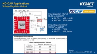 Kemet webinar polymer capacitors - your solution when mlcc lead times are tight | PPT