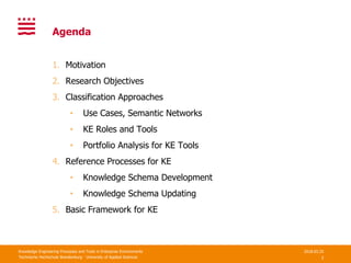 Knowledge Engineering Processes and Tools in Enterprise Environments | PDF