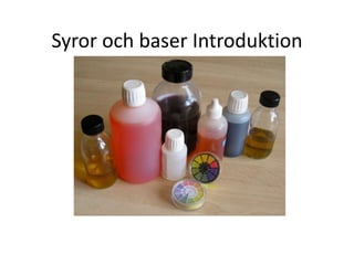 Lena Koinberg | Kemi: Syror och baser | PPTX