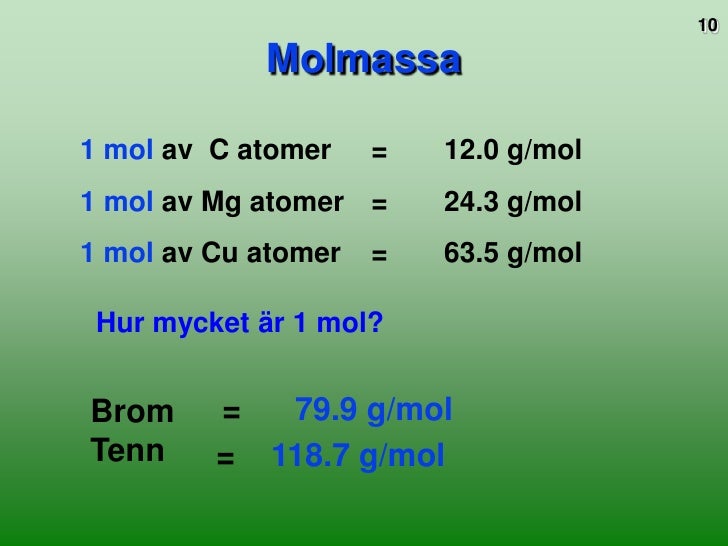 Kemiska beräkningar