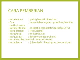 Kemoterapi Anak lengkap protokol pengobatan.pptx