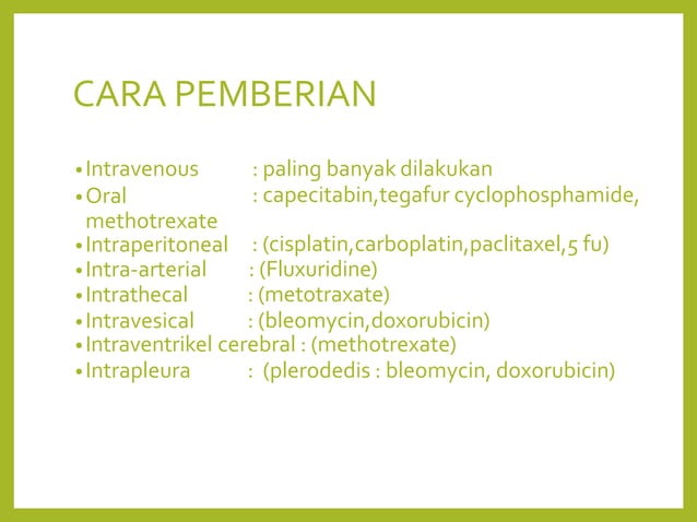 Kemoterapi Anak lengkap protokol pengobatan.pptx