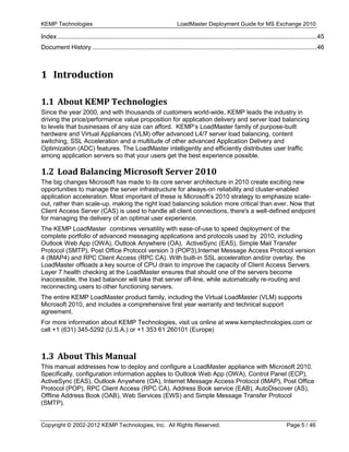 Kemp exchange 2010_deployment_guide _v2.0 | PPT