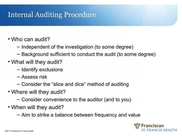 Proactive Internal Auditing: Developing Your Team\'s Plan for Quality ...