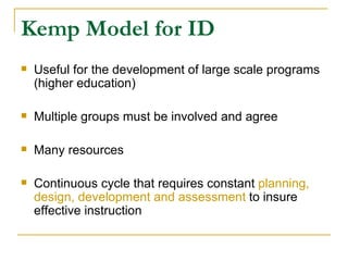Kemp instructional model | PPT