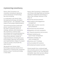 Kemp Little Consulting | PDF