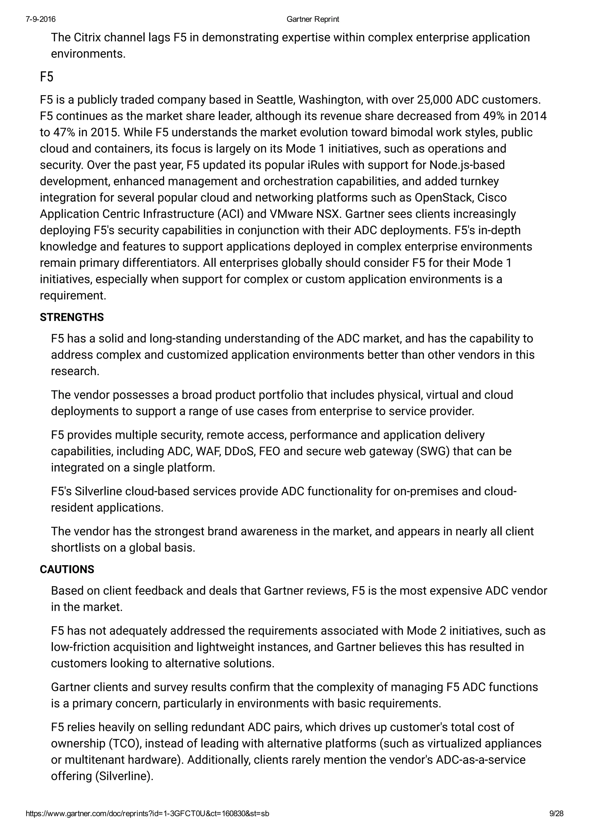 Kemp Technologies rises on Gartner's Magical Quadrant for ADC | PDF