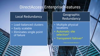Microsoft DirectAccess Remote Access (VPN) with Windows 10 and Server ...