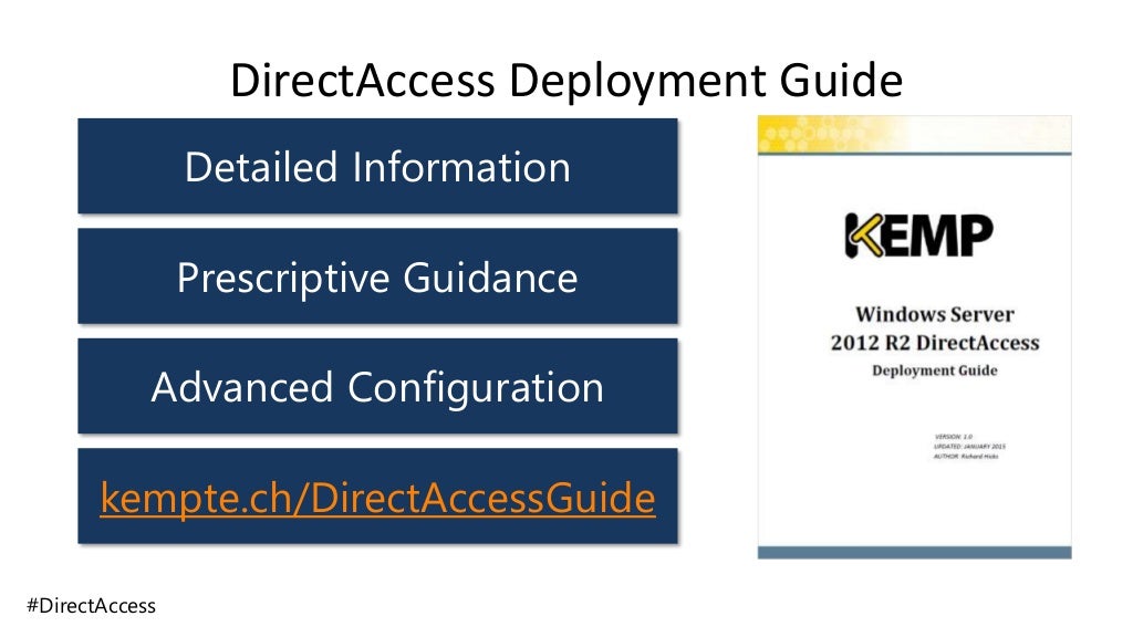 Microsoft DirectAccess Remote Access (VPN) with Windows 10 and Server…