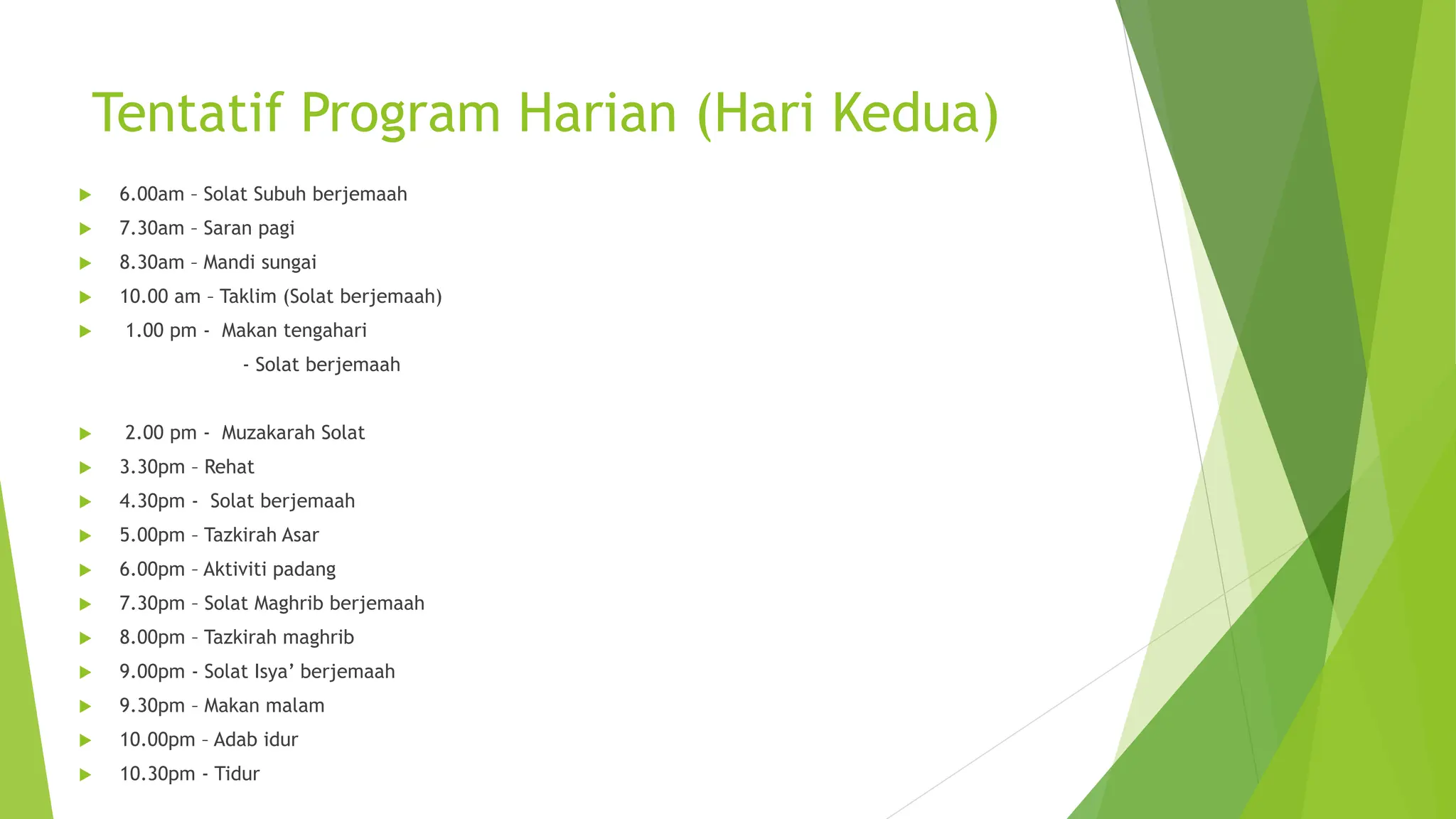 contoh proposal kem smat solat untuk program surau | PPTX