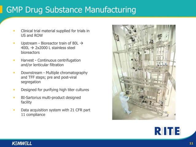 Kemwell biologics presentation bp April 2018 | PPTX