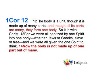 Ken Fong One Body Many Parts 081123 | PPT